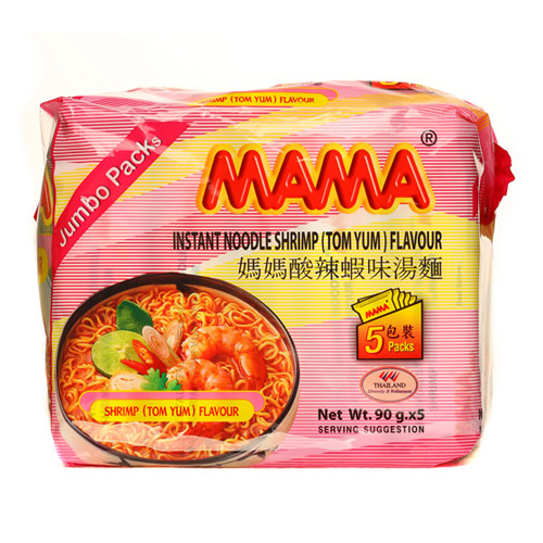 Mama Brand Instant Noodle Shrimp(Tom Yum) Flavour 妈妈牌酸辣虾味汤面 – CHC PEACE