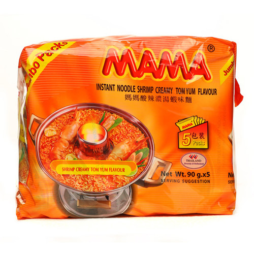 Mama Brand Instant Noodle Shrimp Creamy Tom Yum Flavour 妈妈牌酸辣濃汤虾味面 ...